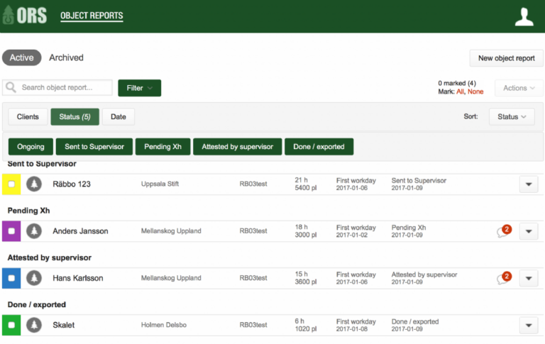 ORS - Object Reporting System - Magnus Thor AB
